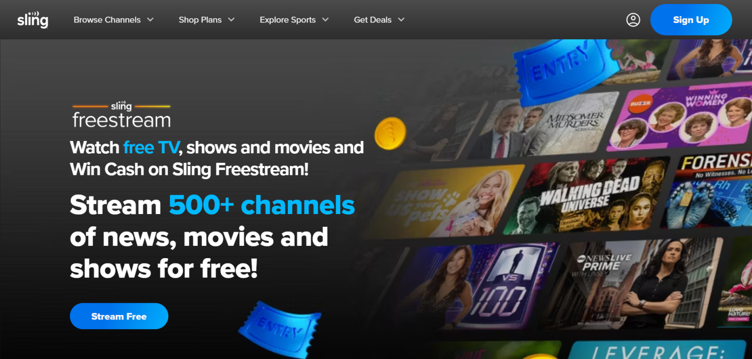 Sling TV Free Trial (2025) — Get 30 Days Access