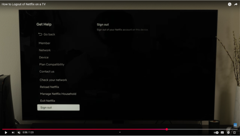 How To Log Out Of Netflix On TV (Step-By-Step)