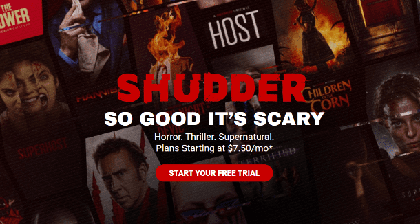Shudder Free Trial 2026 → 7 Days Unlimited Access